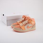 Air Jordan 1 Mid Apricot Orange - DH4270-800 - KICKHUB