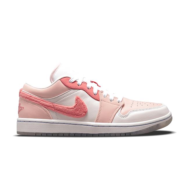 Air Jordan 1 Low SE Mighty Swooshers Pink - DM5443 666 - KICKHUB