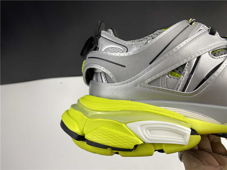 Balenciaga Track Silver Neon Yellow - 542023W1GC11230 - KICKHUB